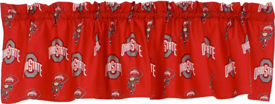 Ohio State Buckeyes Window Valance - Sports Unlimited