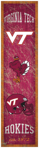 Virginia Tech Hokies Heritage Banner Vertical Sign - Sports Unlimited