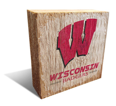 Wisconsin Badgers Team Logo Block - Sports Unlimited