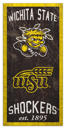 Wichita State Shockers 6" x 12" Heritage Sign - Sports Unlimited