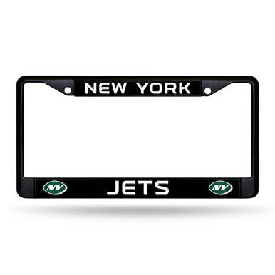 New York Jets Rico Black Metal License Plate Frame - Sports Unlimited