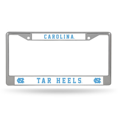North Carolina Tar Heels Rico Chrome License Plate Frame - Sports Unlimited