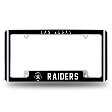 Las Vegas Raiders Alternate Chrome License Plate Frame - Sports Unlimited
