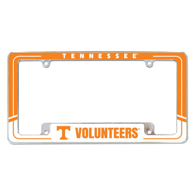 Tennessee Volunteers Two-Tone Chrome License Plate Frame - Sports Unlimited