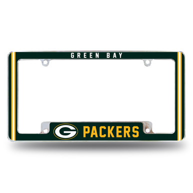 Green Bay Packers Alternate Chrome License Plate Frame - Sports Unlimited