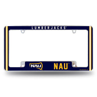 Northern Arizona Lumberjacks Alternate Chrome License Plate Frame ...