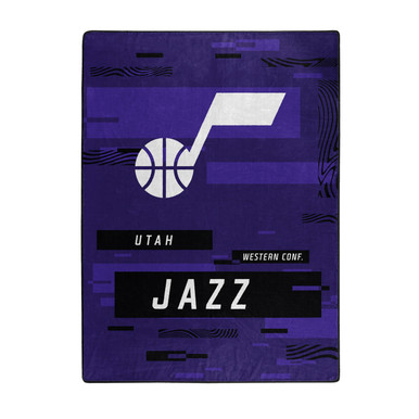 Utah Jazz 60" x 80" Digitize Raschel Throw Blanket - Sports Unlimited