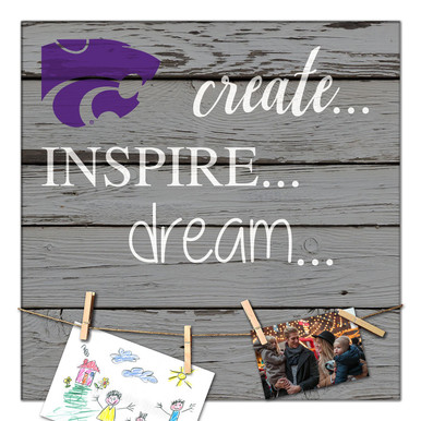 Kansas State Wildcats Create, Inspire, Dream Sign - Sports Unlimited