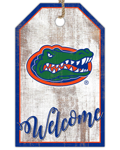 Florida Gators Welcome Team Tag 11" x 19" Sign - Sports Unlimited