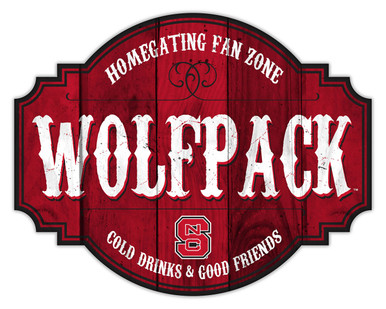 North Carolina State Wolfpack 12" Homegating Tavern Sign - Sports Unlimited