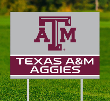 Texas A&M Aggies Team Name Yard Sign - Sports Unlimited
