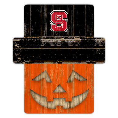 North Carolina State Wolfpack Pumpkin Cutout with Stake - Sports Unlimited
