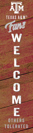 Texas A&M Aggies 48" Welcome Plank Leaner - Sports Unlimited