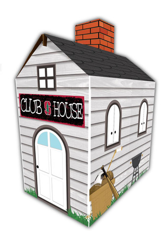 Stanford Cardinal Cardboard Clubhouse Playhouse - Sports Unlimited