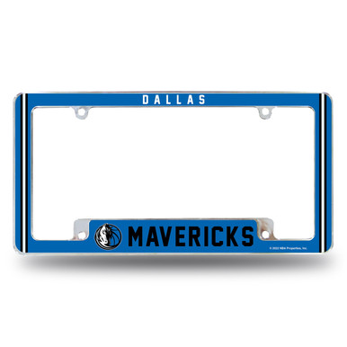 Dallas Mavericks Alternate Chrome License Plate Frame - Sports Unlimited