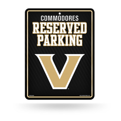 Vanderbilt Commodores Metal Parking Sign - Sports Unlimited