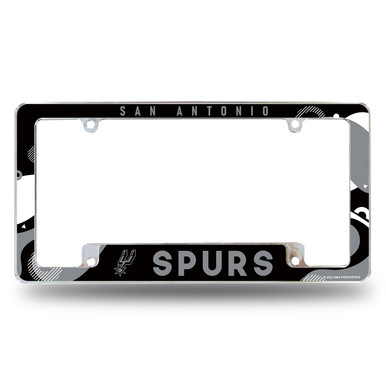 San Antonio Spurs Wave Chrome License Plate Frame - Sports Unlimited