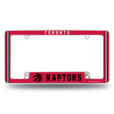 Toronto Raptors Alternate Chrome License Plate Frame - Sports Unlimited