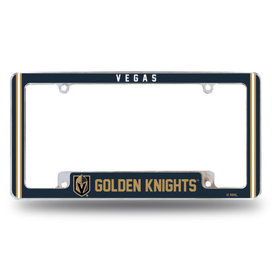 Vegas Golden Knights Alternate Chrome License Plate Frame - Sports ...