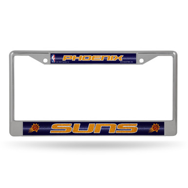 Phoenix Suns Bling Chrome License Plate Frame - Sports Unlimited