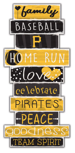 Pittsburgh Pirates Celebrations Stack Sign - Sports Unlimited