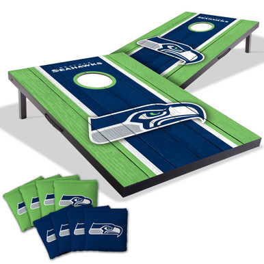 Seattle Seahawks 2' x 3' MDF Cornhole Set - Sports Unlimited