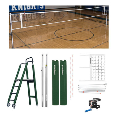 Porter Powr-Line Competition Plus Volleyball Net System - Sports Unlimited