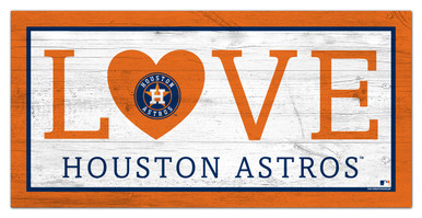 Houston Astros 6" x 12" Love Sign - Sports Unlimited