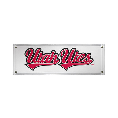 Utah Utes 2' x 6' Vinyl Banner - Sports Unlimited