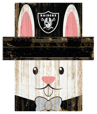 Las Vegas Raiders 19" x 16" Easter Bunny Head - Sports Unlimited