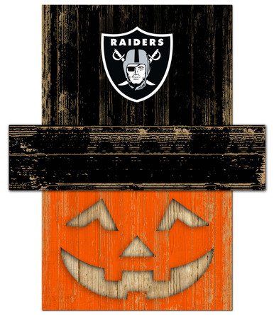 Las Vegas Raiders Pumpkin Head Sign - Sports Unlimited