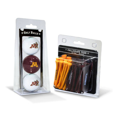 Minnesota Golden Gophers Golf Ball & Tee Pack - Sports Unlimited