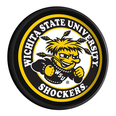 Wichita State Shockers Round Slimline Lighted Wall Sign - Sports Unlimited
