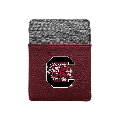 South Carolina Gamecocks Pebble Front Pocket Wallet - Sports Unlimited