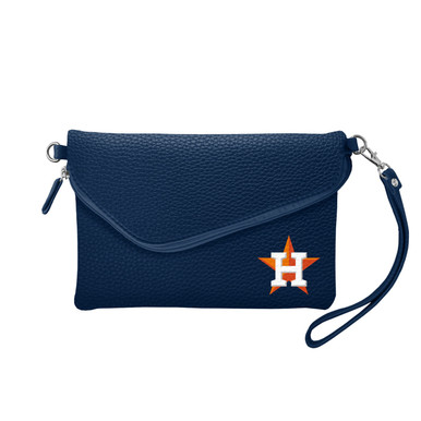 Houston Astros Pebble Fold Over Purse - Sports Unlimited