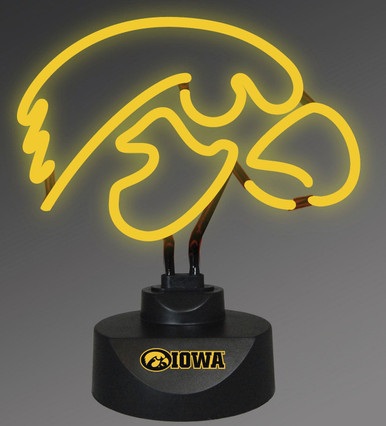 Iowa Hawkeyes Team Logo Neon Lamp - Sports Unlimited