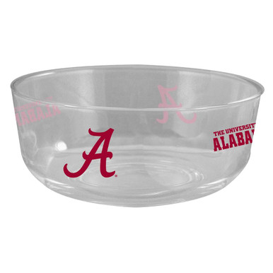 Alabama Crimson Tide Glass Serving Bowl - Sports Unlimited