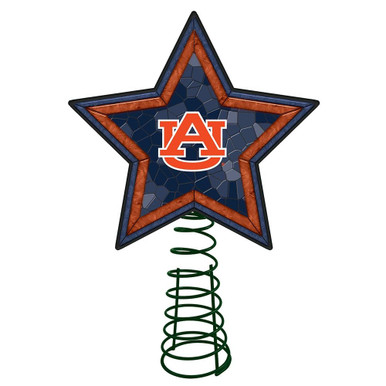 Auburn Tigers Mosaic Tree Topper - Sports Unlimited
