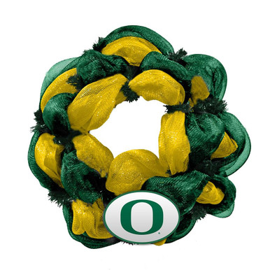 Oregon Ducks Mesh Wreath - Sports Unlimited