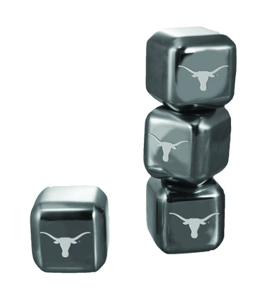 Texas Longhorns 6 Stainless Steel Ice Cubes - Sports Unlimited