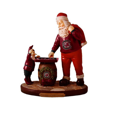 South Carolina Gamecocks Checkerboard Santa - Sports Unlimited
