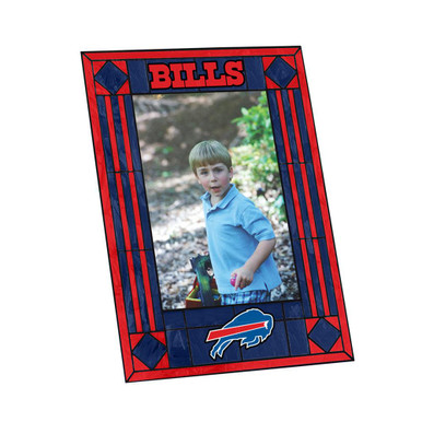Buffalo Bills Art Glass Picture Frame - Sports Unlimited