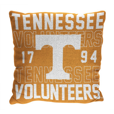 Tennessee Volunteers Stacked Jacquard Pillow - Sports Unlimited
