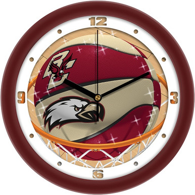 Boston College Eagles Slam Dunk Wall Clock - Sports Unlimited