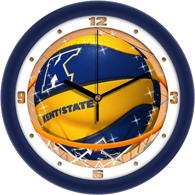 Kent State Golden Flashes Slam Dunk Wall Clock - Sports Unlimited