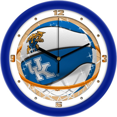 Kentucky Wildcats Slam Dunk Wall Clock - Sports Unlimited