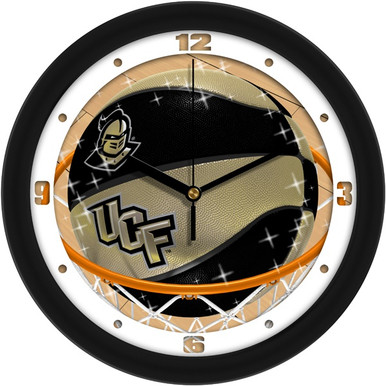 Central Florida Knights Slam Dunk Wall Clock - Sports Unlimited