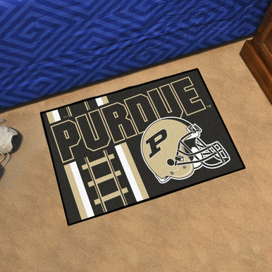 Purdue Boilermakers Uniform Inspired Starter Rug - Sports Unlimited