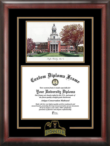 Baylor Bears Spirit Graduate Diploma Frame - Sports Unlimited