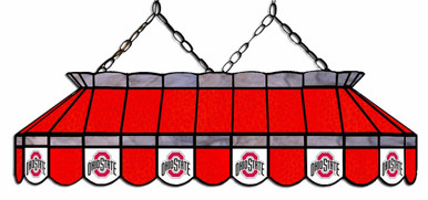 Ohio State Buckeyes 40" Stained Glass Pool Table Light - Sports Unlimited